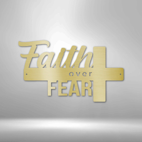 Express Your Love Gifts | Wall Decor | Scripture Sign Faith Over Fear ...